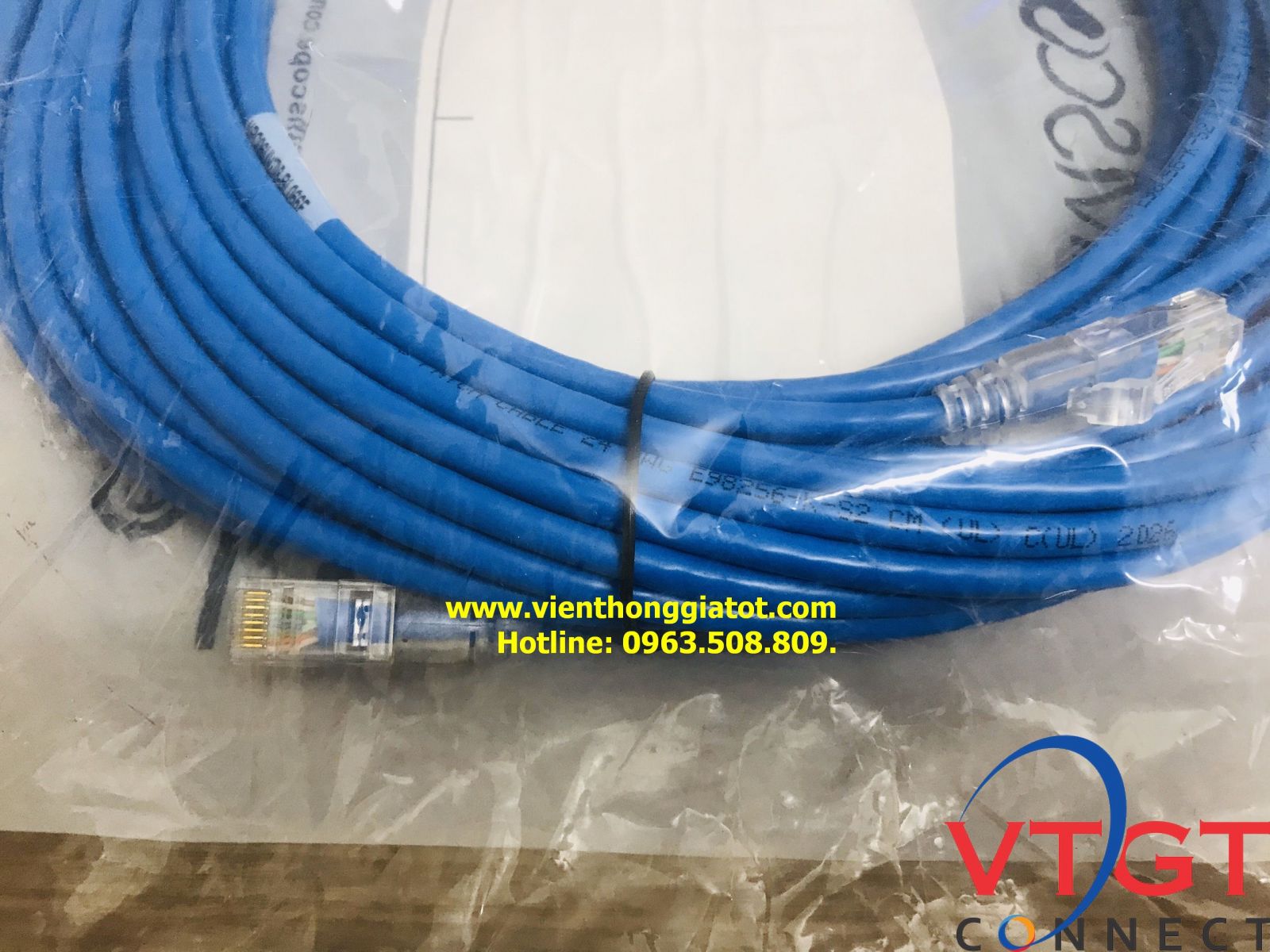 Dây nhảy cat6 Commscope/AMP dài 25m,vienthonggiatot